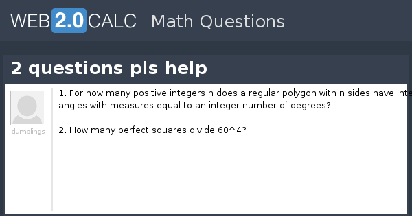 View question - 2 questions pls help