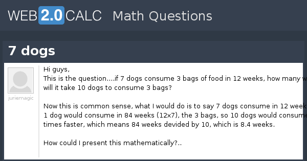 View question - 7 dogs