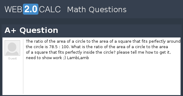 View question - A+ Question