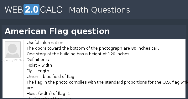 View question - American Flag question