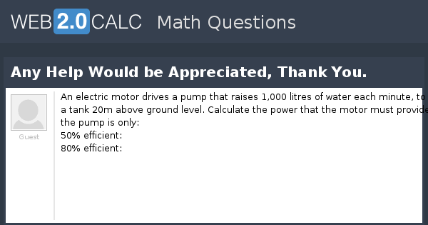 View question - Any Help Would be Appreciated, Thank You.