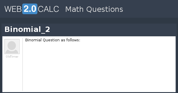 View question - Binomial_2