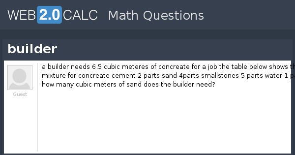 View question - builder