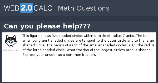 View question - Can you please help???
