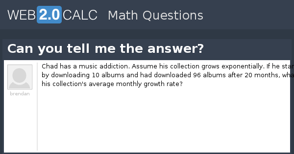 View question - Can you tell me the answer?