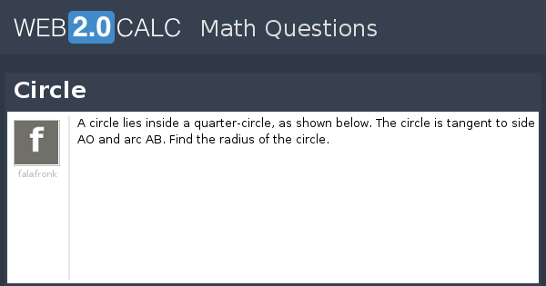 View question - Circle