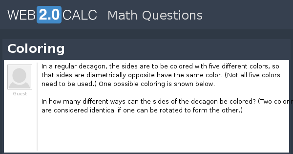 View question - Coloring