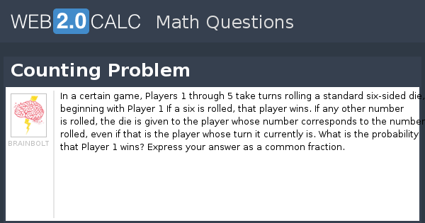 View question - Counting Problem