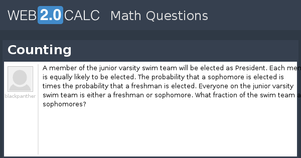 View question - Counting