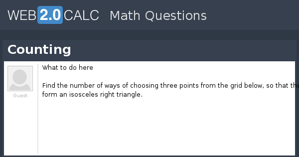 View question - Counting