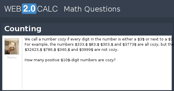 View question - Counting