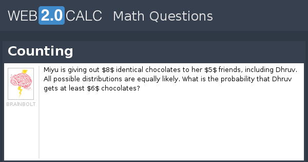 View question - Counting