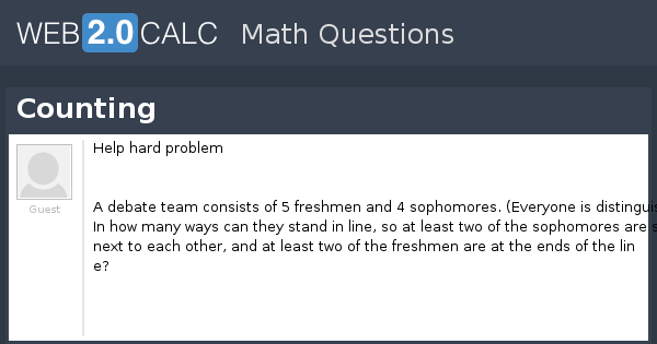View question - Counting
