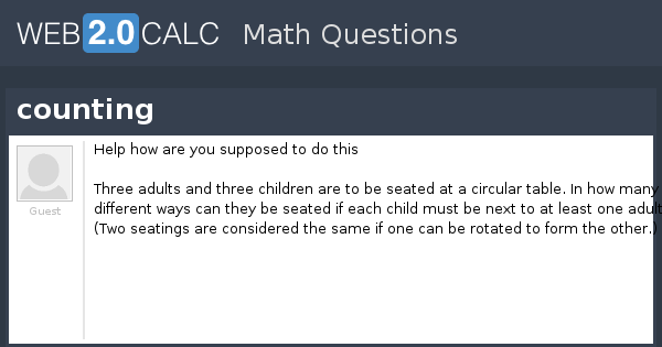 View question - counting