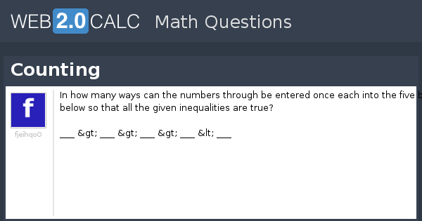 View question - Counting