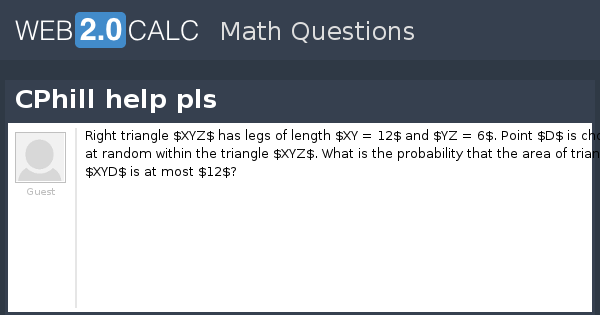 View question - CPhill help pls
