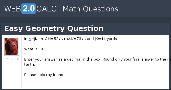 View question - Easy Geometry Question