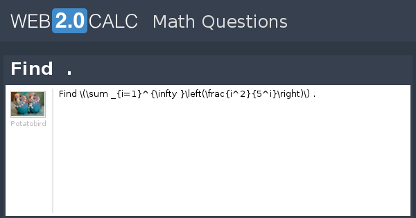 View question - Find