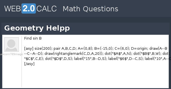 View question - Geometry Helpp