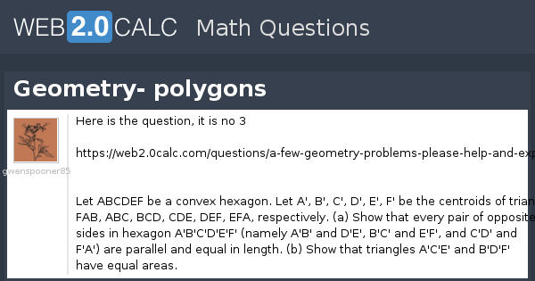 View question - Geometry- polygons