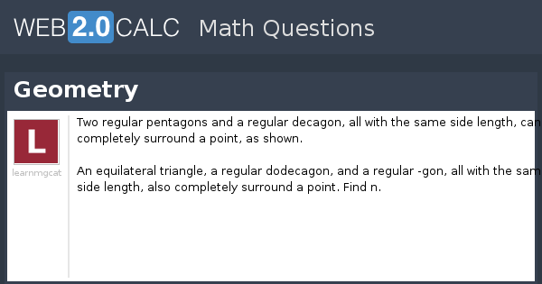 View Question Geometry 2879