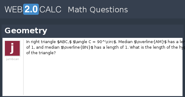 View question - Geometry