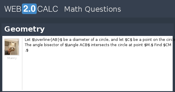 View question - Geometry