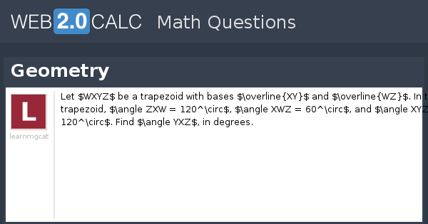 View Question Geometry