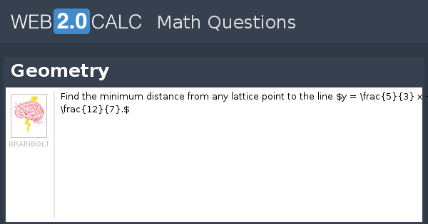 View question - Geometry