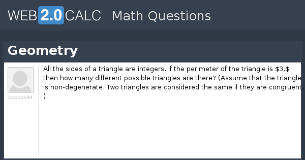 View Question Geometry 4213