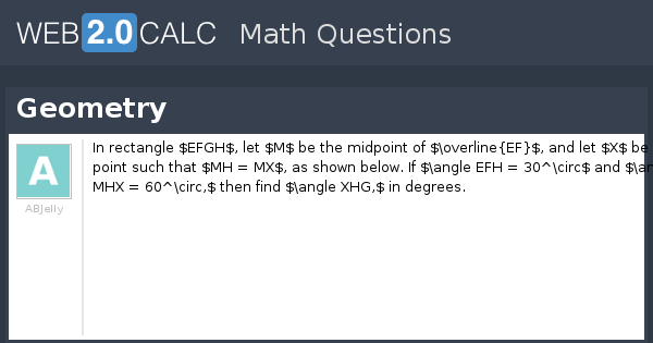 View Question Geometry 3454