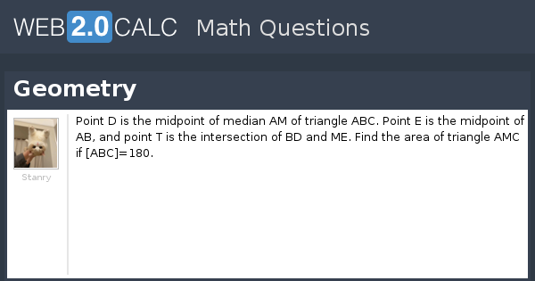 View Question Geometry 0476