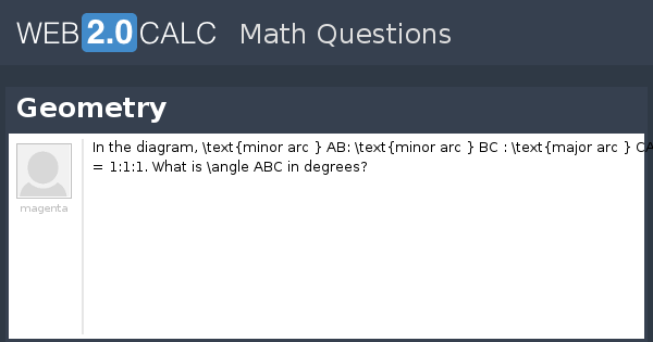 View Question Geometry 8202