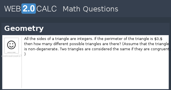 View question - Geometry