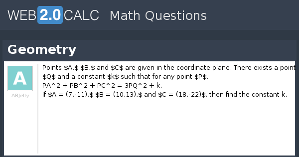 View question - Geometry