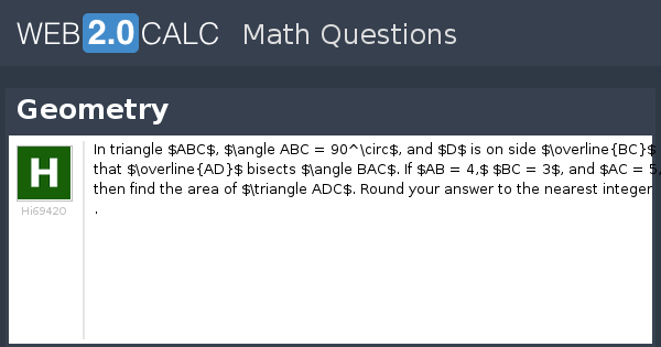 View question - Geometry