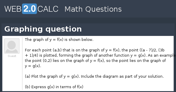 View question - Graphing question
