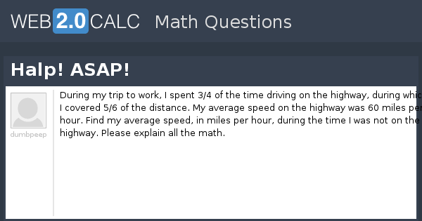 View question - Halp! ASAP!