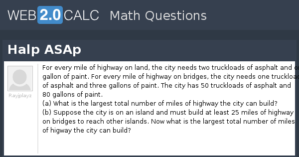 View question - Halp ASAp