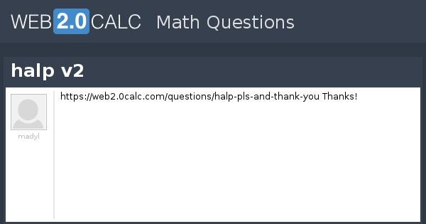 View question - halp v2