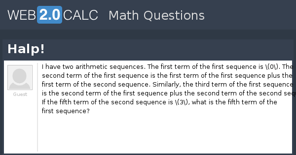 View question - Halp!