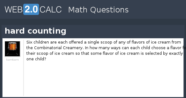 View question - hard counting