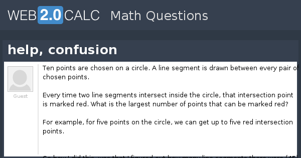 View question - help, confusion