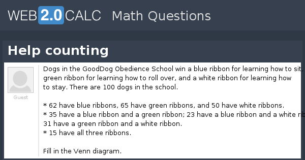 View question - Help counting