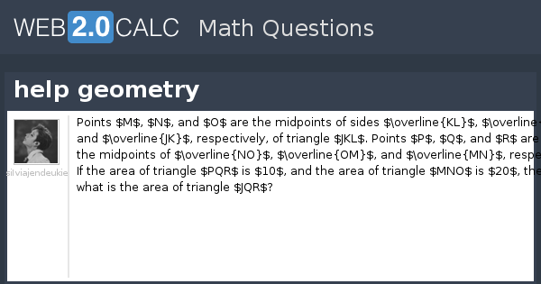 View question - help geometry