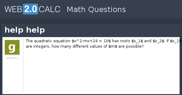 View question - help help