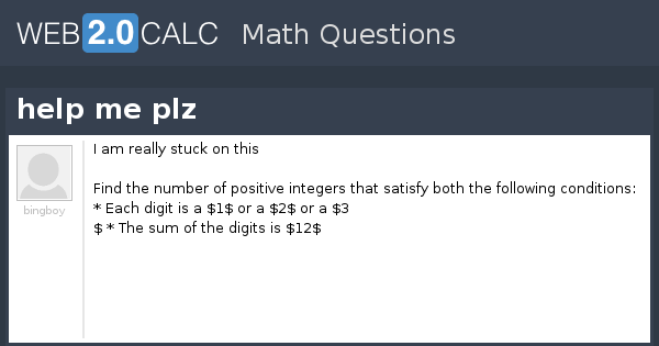 View question - help me plz