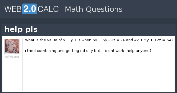 View question - help pls
