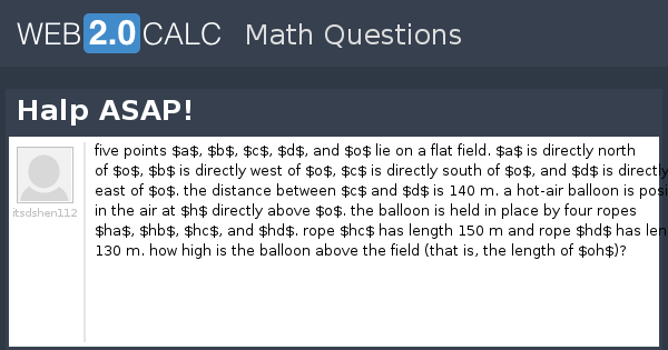 View question - Halp ASAP!