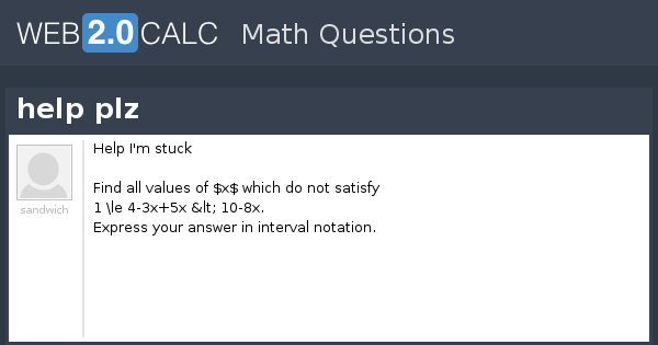 View question - help plz